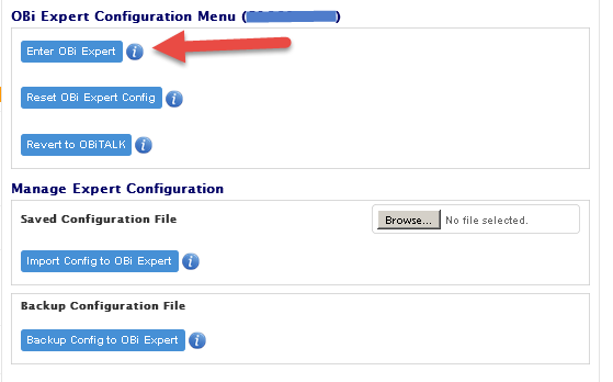 Configure OBIHAI IP phones (OBi1022,OBi1032,OBi1062) for Anveo